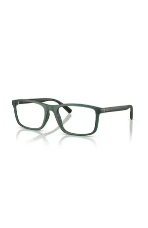 Polo Ralph Lauren 57mm Rectangle Optical Glasses - Green
