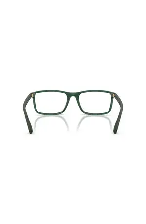 Polo Ralph Lauren 57mm Rectangle Optical Glasses - Green