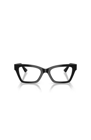Giorgio Armani 51mm Cat Eye Optical Glasses - Black