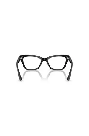 Giorgio Armani 51mm Cat Eye Optical Glasses - Black