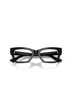Giorgio Armani 51mm Cat Eye Optical Glasses - Black