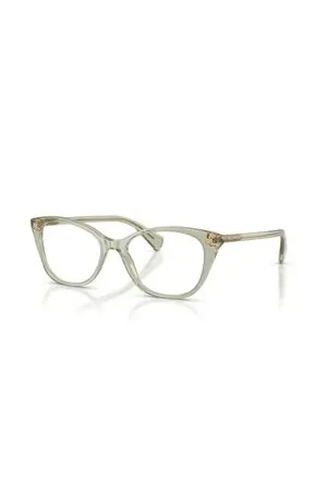 Ralph Lauren 55mm Full Rim Rectangle Eyeglasses - Green