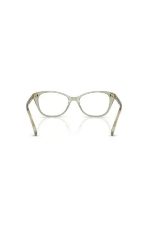 Ralph Lauren 55mm Full Rim Rectangle Eyeglasses - Green