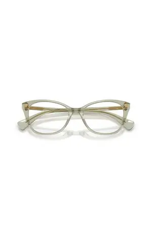 Ralph Lauren 55mm Full Rim Rectangle Eyeglasses - Green