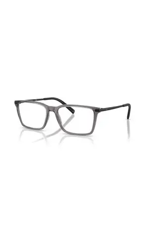 Armani Exchange 54mm Rectangle Eyeglasses - Grey