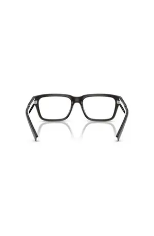 Dolce & Gabbana Rectangle Full Rim Eyeglasses - Grey