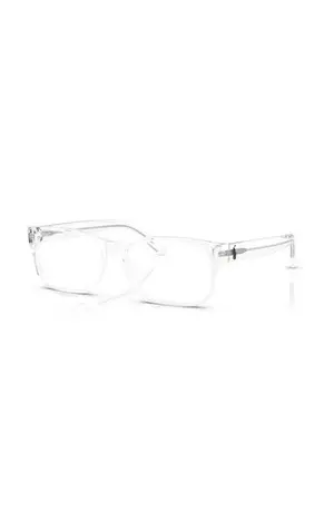 Polo Ralph Lauren 56mm Rectangle Eyeglasses - Transparent