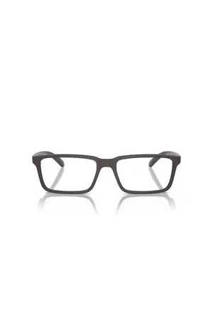 ARNETTE 55mm Rectangle Full Rim Eyeglasses - Red
