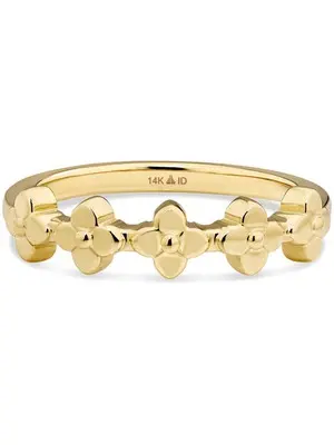 DEVATA Clover 14k Gold Ring - Yellow Gold