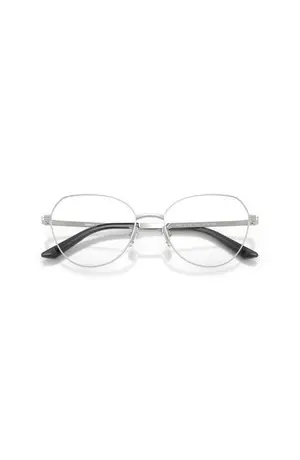 Versace 55mm Phantos Optical Glasses - Silver