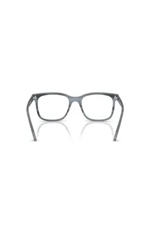 Ray-ban Square Acetate Full Rim Eyeglasses - Blue