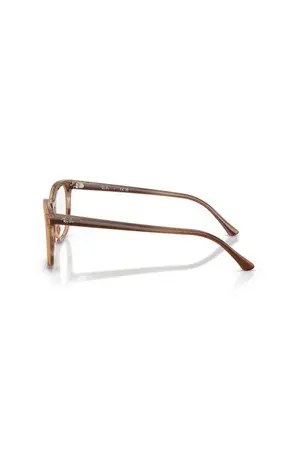Ray-ban 51mm Square Optical Glasses - Tortoise