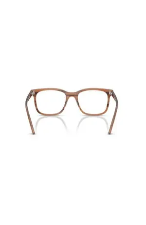 Ray-ban 51mm Square Optical Glasses - Tortoise