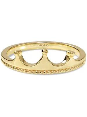 DEVATA Crown 14k Gold Ring - Yellow Gold