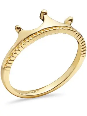 DEVATA Crown 14k Gold Ring
