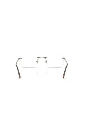 Ray-ban Irregular Rimless Eyeglasses - Grey