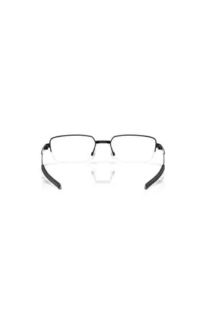 Oakley 55mm Rectangle Optical Glasses - Black
