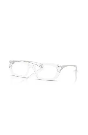 DIESEL® 54mm Rectangle Optical Glasses - Transparent