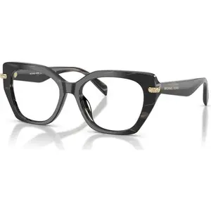 Michael Kors 53mm Irregular Eyeglasses - Black
