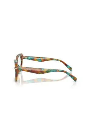 Michael Kors 53mm Irregular Eyeglasses - Green
