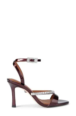 Kurt Geiger Crystal Ankle Strap Sandal Medium Red