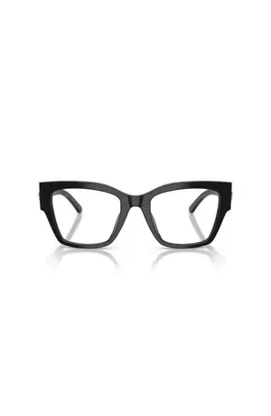 Dolce & Gabbana Butterfly Acetate Eyeglasses With Embellishments - Black