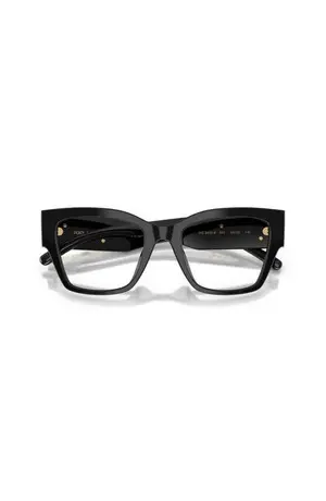 Dolce & Gabbana Butterfly Acetate Eyeglasses With Embellishments - Black