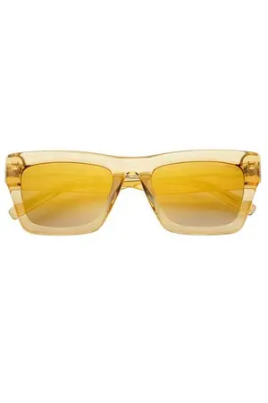 FREYRS EYEWEAR Nico Square Sunglasses - Tan/mirror