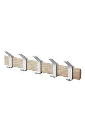 YAMAZAKI Wall Mounted Coat Rack - Ash