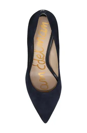 Sam Edelman Hazel Pointed Toe Pump - Navy