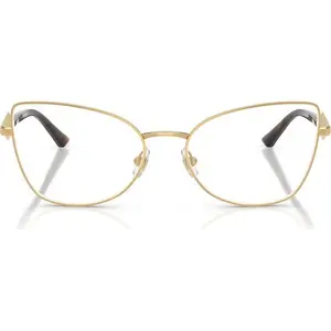 JIMMY CHOO 53mm Cat Eye Eyeglasses - Gold/demo Lens