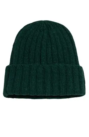 FORTELA Shetland Wool Beanie - Green