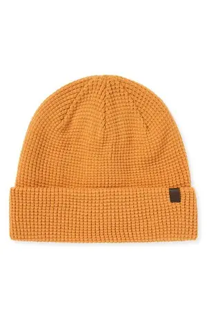 Travis Mathew Cloud Waffle Beanie - Spruce Yellow