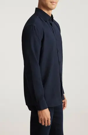 MAVI Long Sleeve Button-up Shirt - Total Eclipse