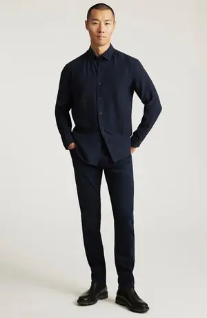 MAVI Long Sleeve Button-up Shirt - Total Eclipse