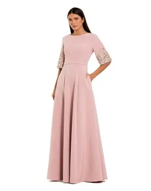Mac Duggal Embellished Gown - Rose