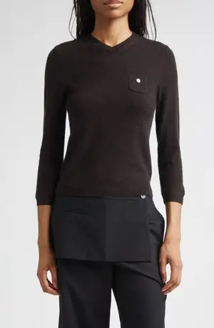 Sandy Liang Bisky Wool & Cashmere Sweater