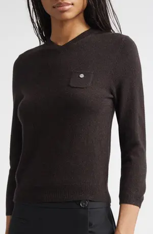 Sandy Liang Bisky Wool & Cashmere Sweater