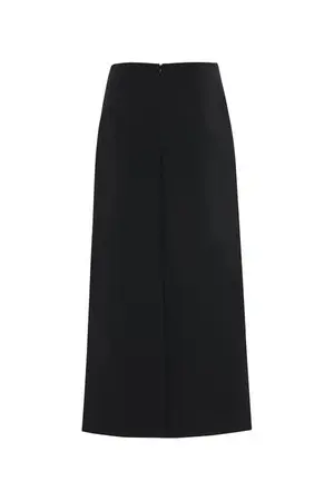 GIZIA Slit Straight Cut Midi Skirt