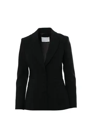 GIZIA Snap Detail Shoulder Pad Jacket