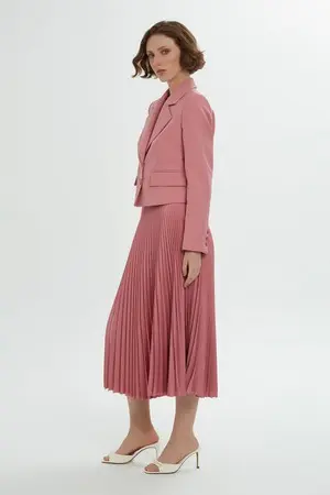 GIZIA Pleated Skirt Set