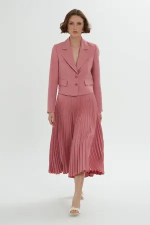 GIZIA Pleated Skirt Set