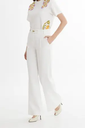 GIZIA High-waist Pleated Palazzo Pants