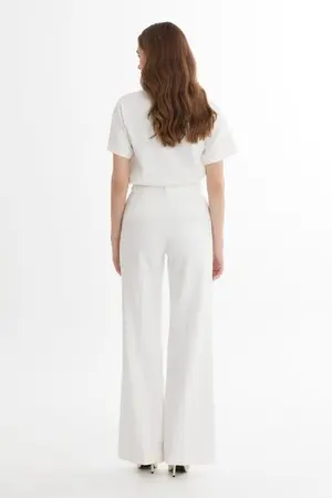 GIZIA High-waist Pleated Palazzo Pants