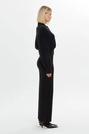 GIZIA Shirt Collar Button-down Blouse