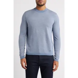 Emporio Armani Geometric Pattern Wool Sweater
