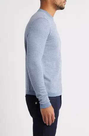 Emporio Armani Geometric Pattern Wool Sweater