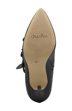 Charles By Charles David Perla Flower Pointed Toe Bootie