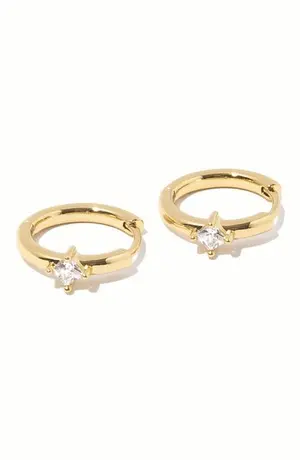 MIRANDA FRYE Kierza Huggie Hoop Earrings - Gold