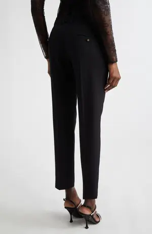 Dolce & Gabbana Low Rise Stretch Wool Ankle Pants